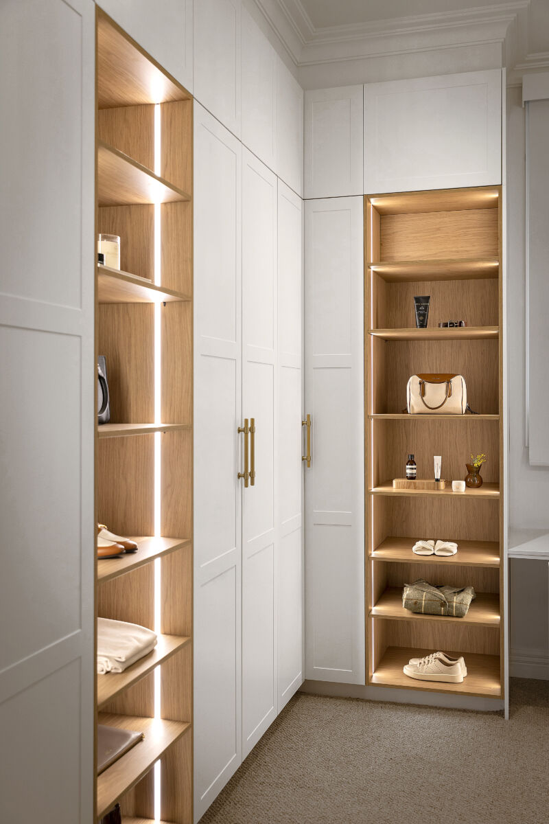 Gorgeous Master Walk-in Wardrobes Revealed on The Block | Kinsman Kitchens